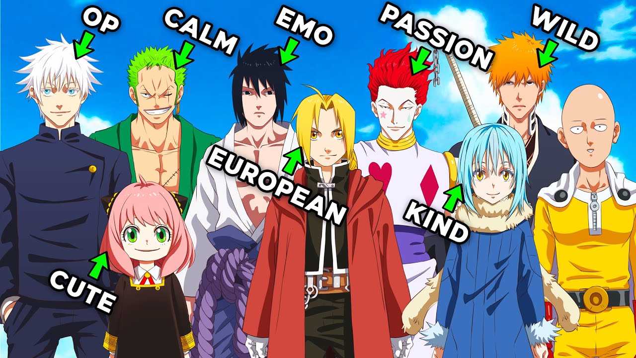 Anime Hair Color Trope — Complete Encyclopedia & Guide | Shapes