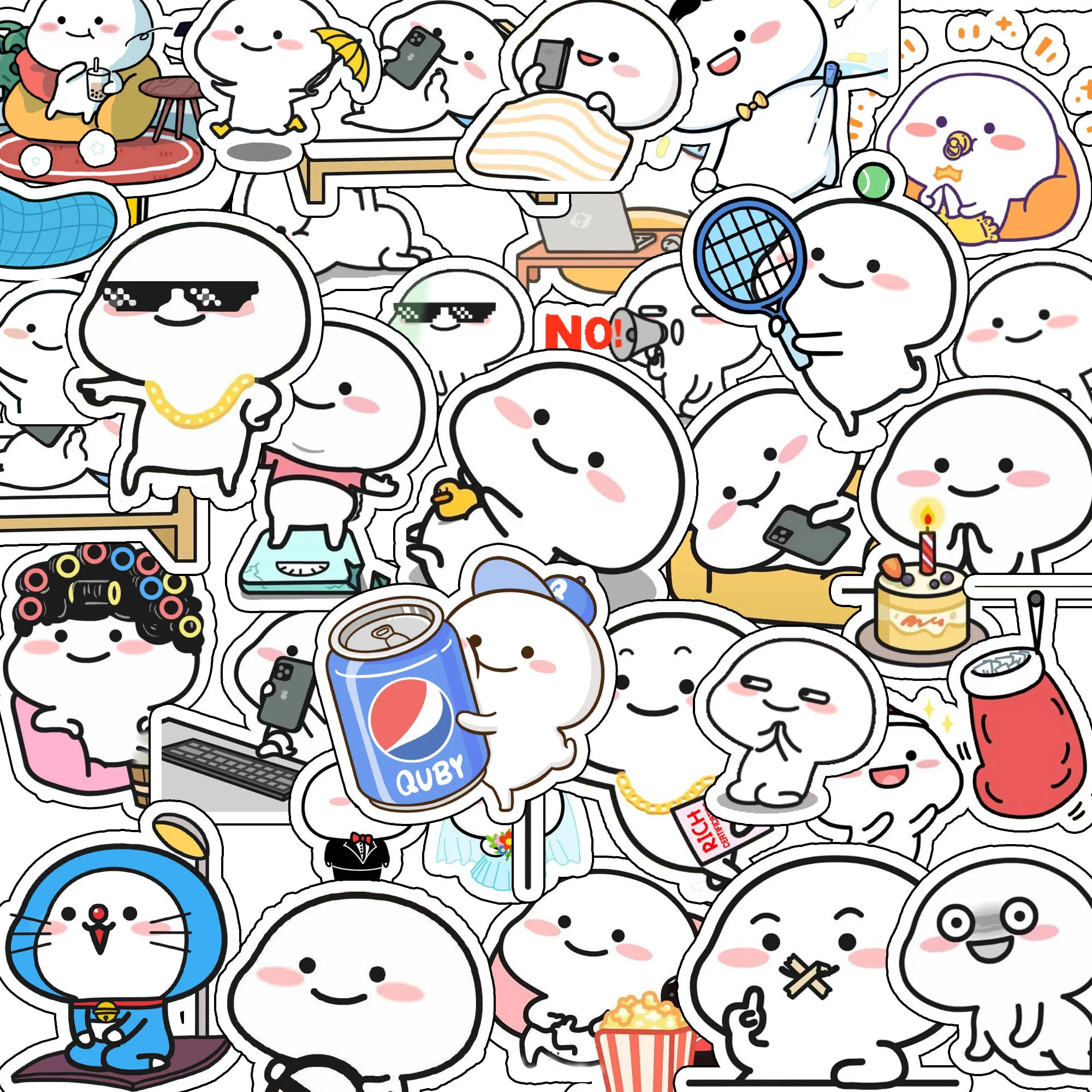 Quby (Sticker Character) Sticker Packs | Shapes